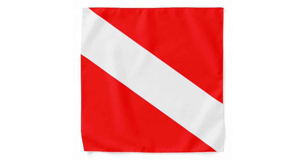 Dive Flag Bandana | Zazzle