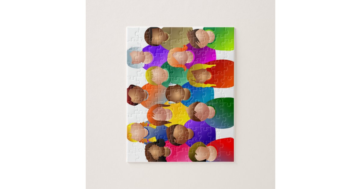 Diverse Community Jigsaw Puzzle | Zazzle