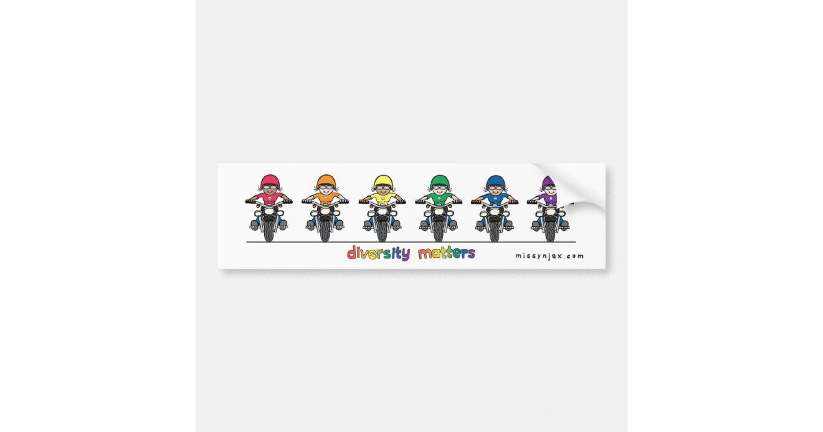 Diversity Bumper Sticker | Zazzle