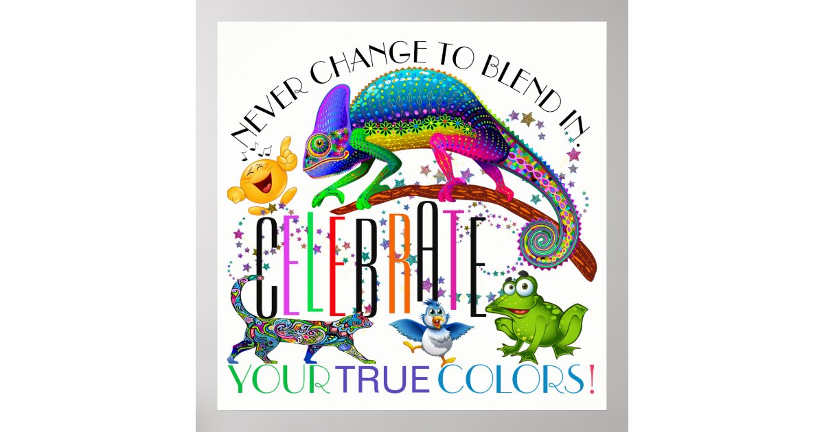 Diversity Encouragement Acceptance Poster | Zazzle