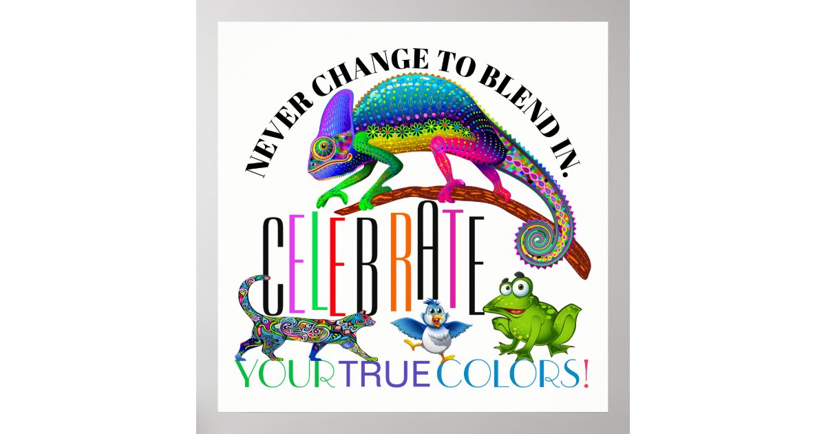 Diversity Encouragement Acceptance Poster | Zazzle