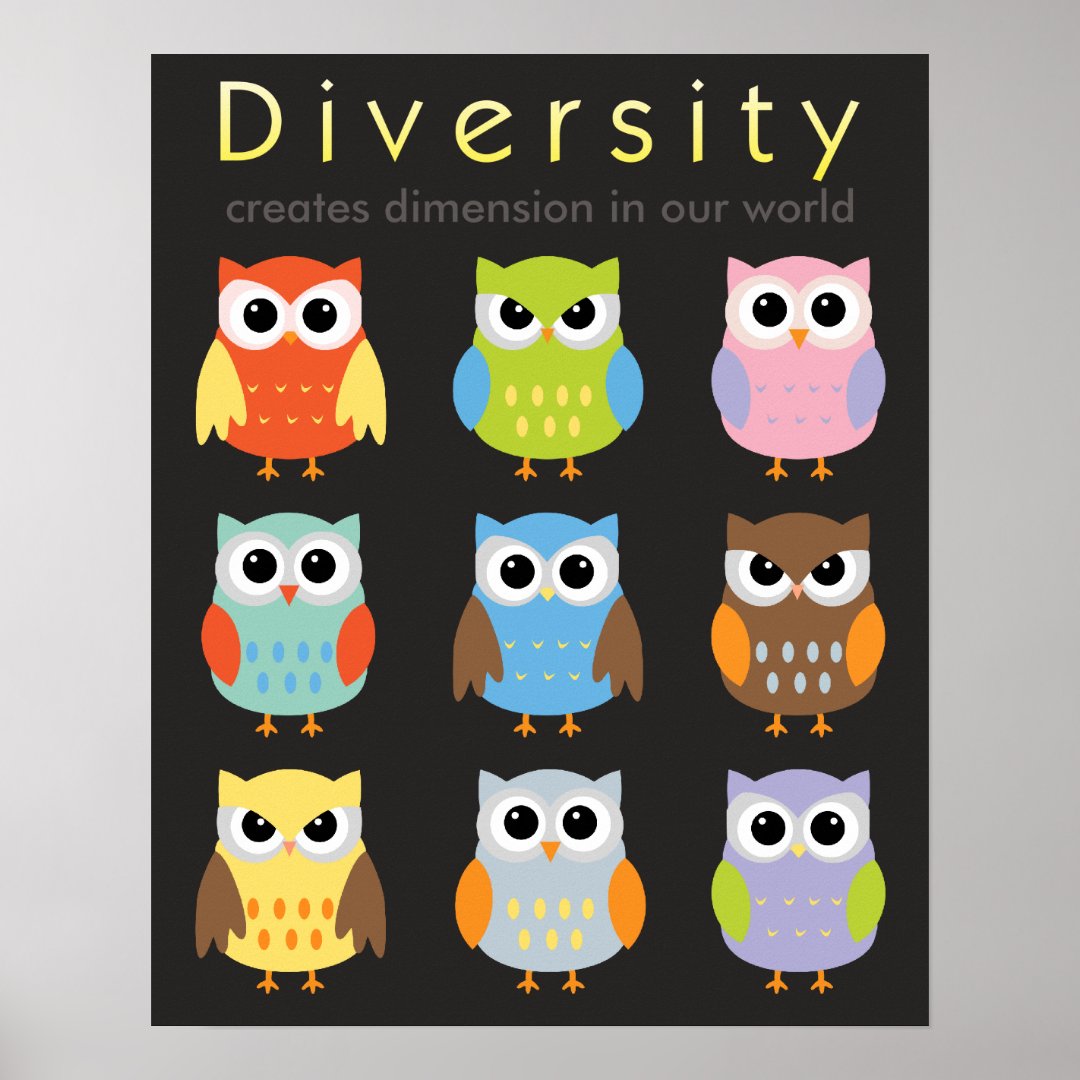 Diversity Posters For Children | Zazzle