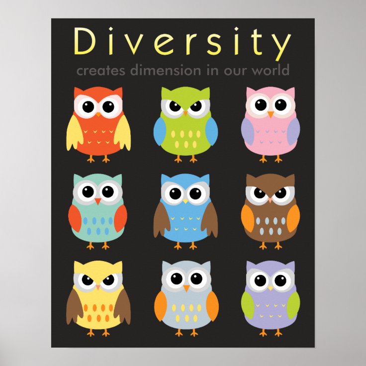 Diversity Posters For Children | Zazzle