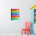 Diversity Rainbow Classroom Poster | Zazzle