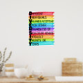 Diversity Rainbow Classroom Poster | Zazzle