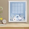 Divine Blue Gorgeous Floral Wedding Seating Chart | Zazzle