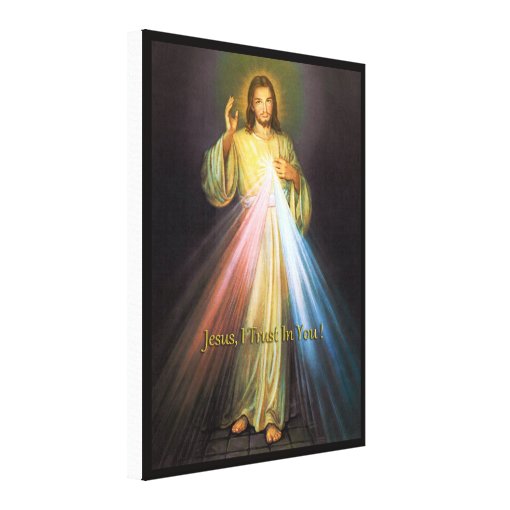 DIVINE MERCY CANVAS PRINT | Zazzle