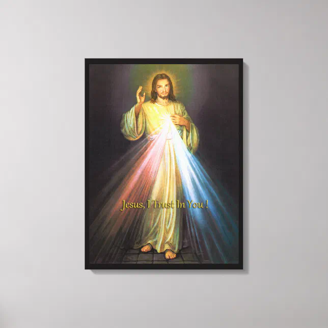 DIVINE MERCY CANVAS PRINT | Zazzle
