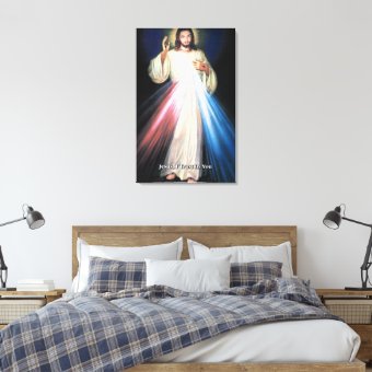 Divine Mercy Devotional Image. Canvas Print | Zazzle
