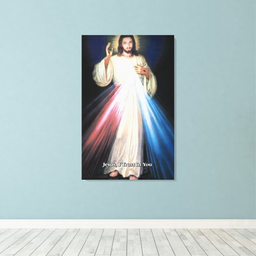 Divine Mercy Devotional Image. Canvas Print | Zazzle