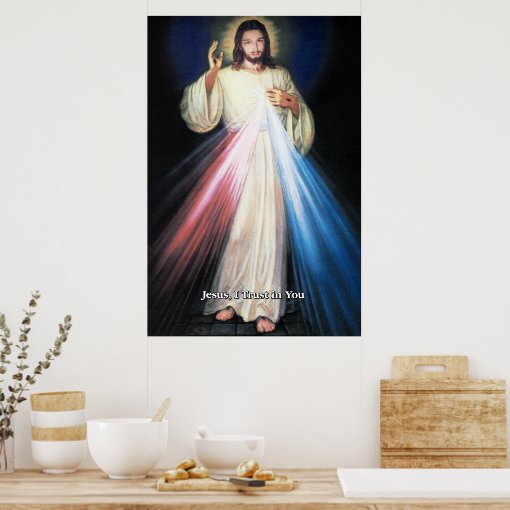 Divine Mercy Devotional Image. Poster | Zazzle