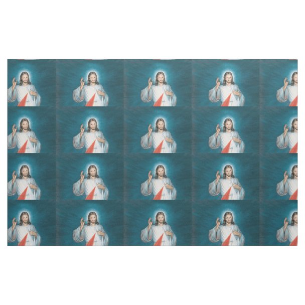 divine mercy fabric | Zazzle.com