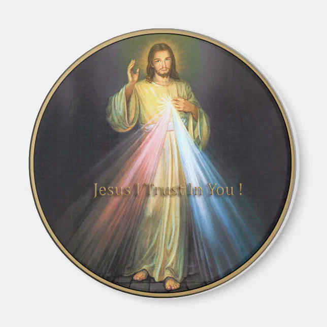 DIVINE MERCY JESUS I TRUST IN YOU MAGNET | Zazzle