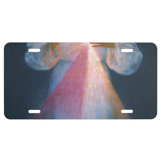 Divine Mercy Original By Kazimirowski License Plate | Zazzle
