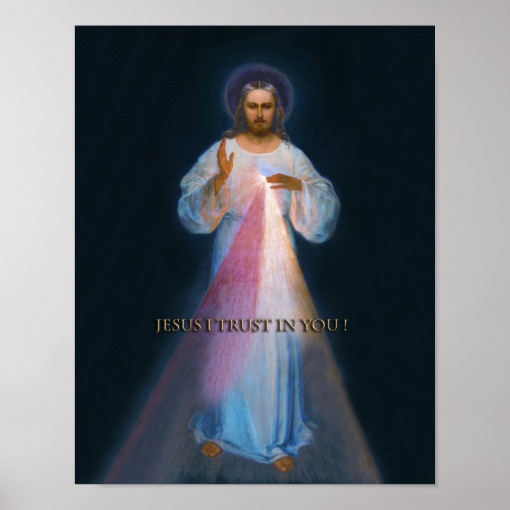 Divine Mercy Original Vilnius Image Poster | Zazzle
