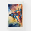 Divine Shiva Banner: Sacred Art for Your Space Banner | Zazzle