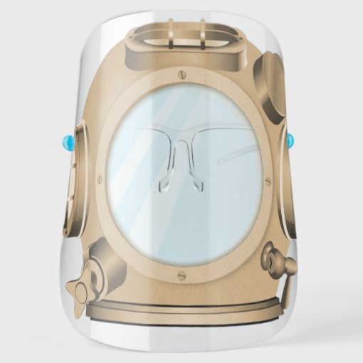 Diving Helmet Brass Underwater Deep Sea Nautical Face Shield | Zazzle
