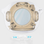 Diving Helmet Brass Underwater Deep Sea Nautical Face Shield | Zazzle