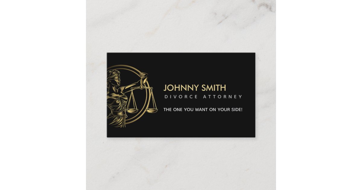Divorce Attorney Slogans Business Card | Zazzle