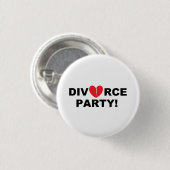 "Divorce Party" Button | Zazzle