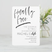 Divorce Party Invitation Finally free | Zazzle