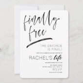 Divorce Party Invitation Finally free | Zazzle