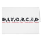 Female Definition of Divorce Card | Zazzle.com