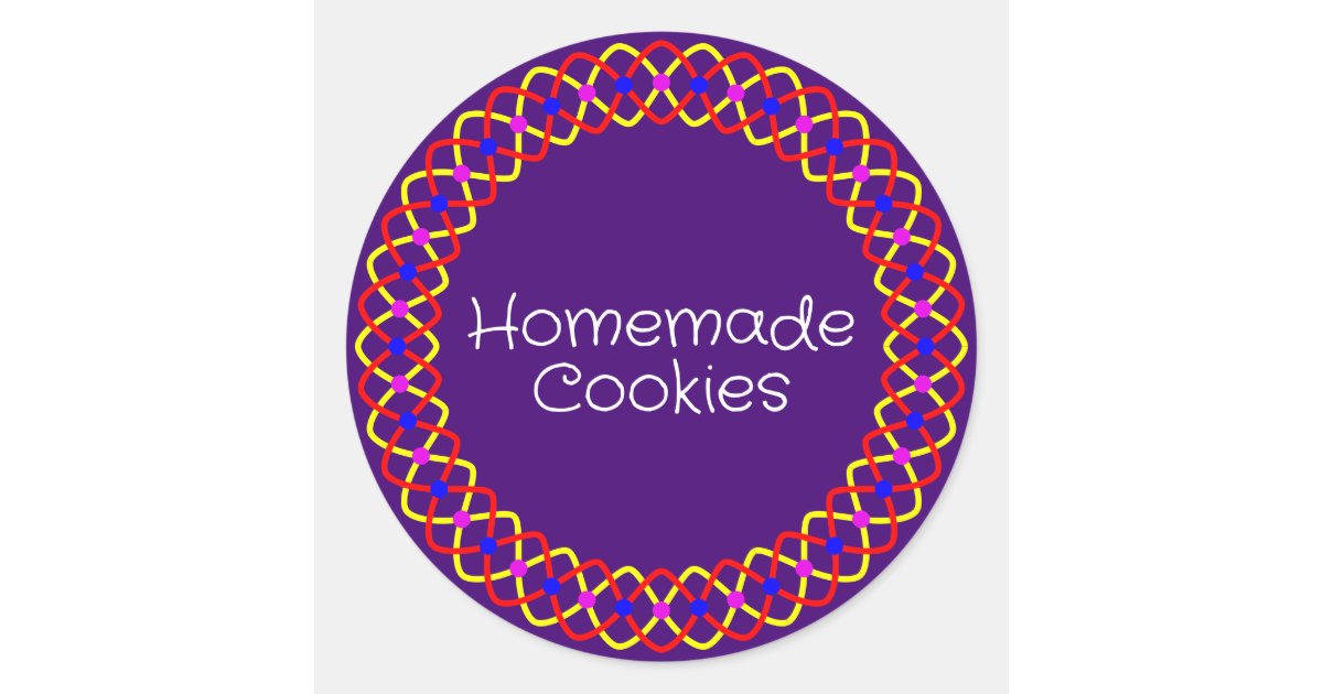 Diwali Bakery Box Packaging Classic Round Sticker | Zazzle