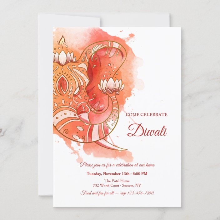 Diwali Invitation | Zazzle.com