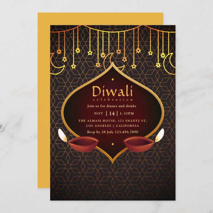 Diwali Party Invitation | Zazzle