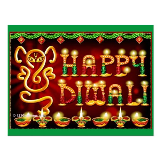 Diwali Postcard | Zazzle.com