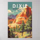 Dixie National Forest Utah Travel Art Vintage Poster | Zazzle