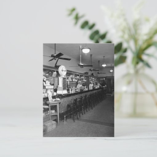 Dixie Soda Fountain, 1920s Postcard | Zazzle
