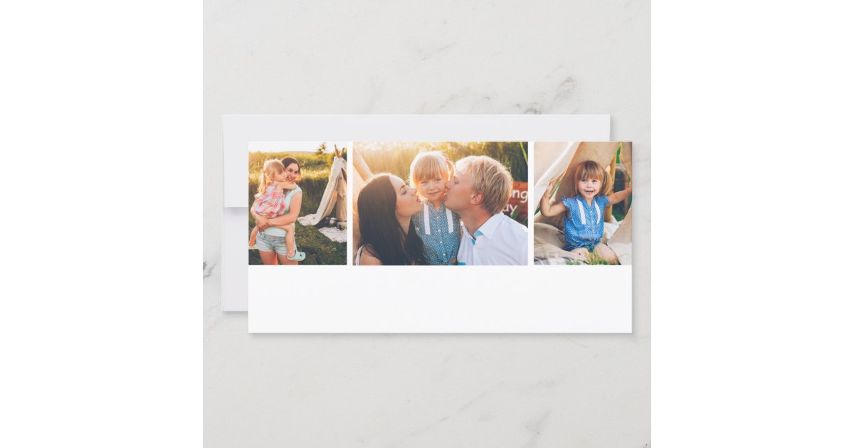 Diy 3 Photo Collage Template | Zazzle