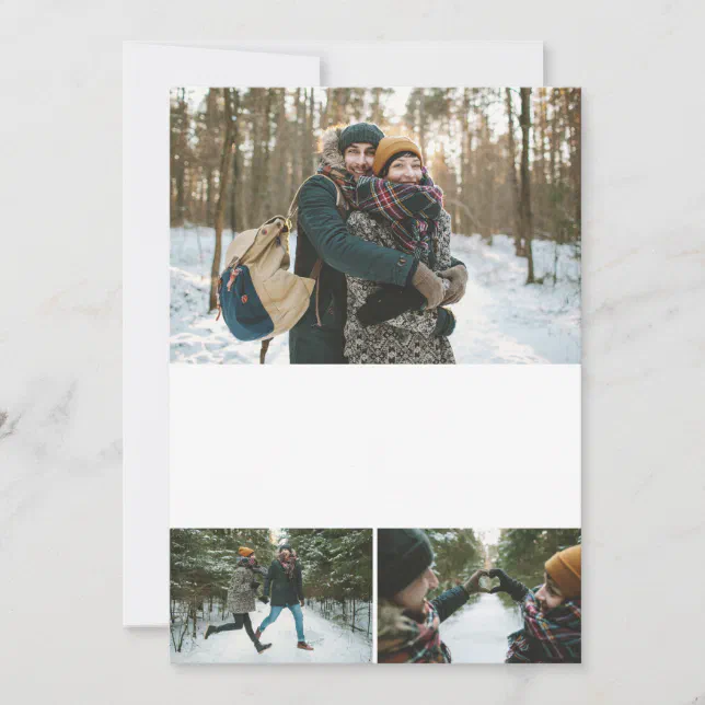 DIY 5x7 3 Photo Collage Template | Zazzle