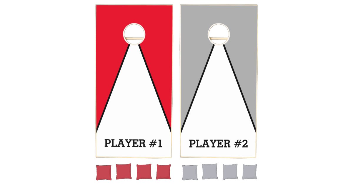 DIY - Add your own sign, photo and text Cornhole Set | Zazzle