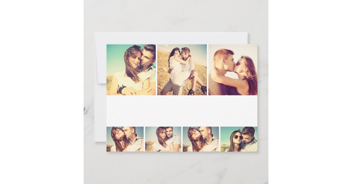 DIY Blank 5x7 7-Photo Collage Template | Zazzle