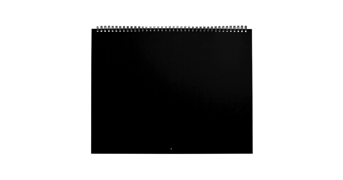 DIY Create Your Own Custom Black Photo Calendar | Zazzle