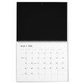 DIY Create Your Own Custom Black Photo Calendar | Zazzle