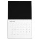 DIY Create Your Own Custom Black Photo Calendar | Zazzle
