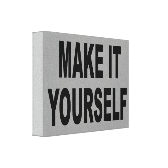 DIY Create Your Own Wrapped Canvas Artwork | Zazzle.com