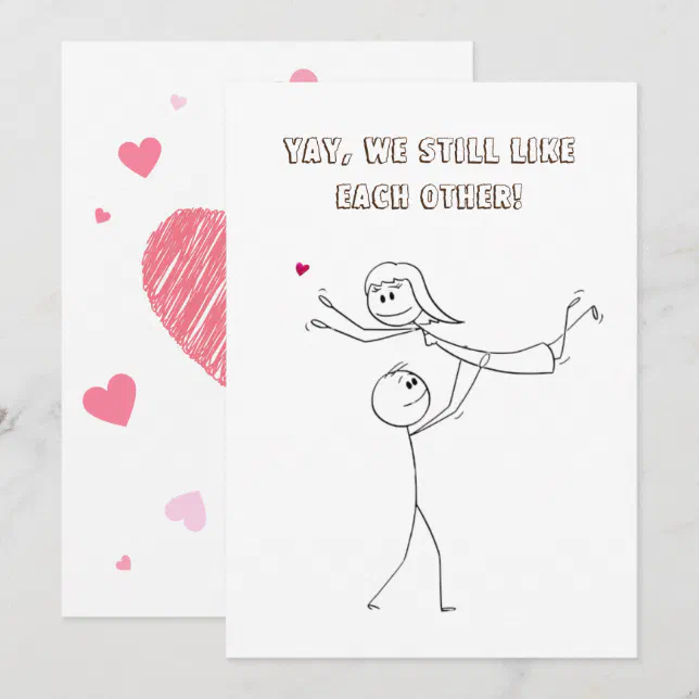 diy cute valentines day holiday card | Zazzle