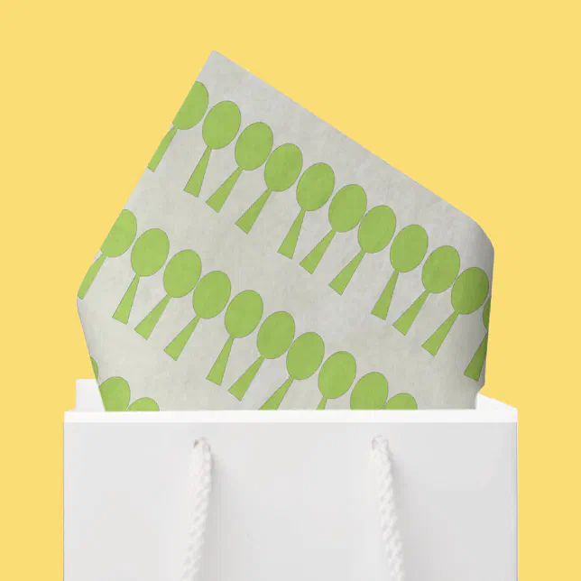 DIY Decoupage Modern Green Forest Tissue Paper | Zazzle