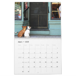 DIY pet animal photo custom picture with year Calendar | Zazzle