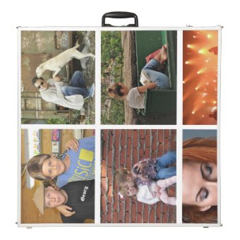 DIY photo 20 picture collage Beer Pong Table | Zazzle