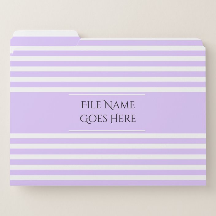 DIY purple lined any color modern desktop File Folder | Zazzle.com