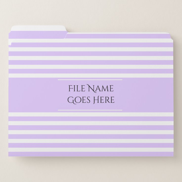 DIY purple lined any color modern desktop File Folder | Zazzle