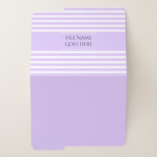 DIY purple lined any color modern desktop File Folder | Zazzle