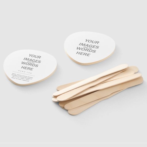 DIY (Shape Options) - Hand Fan | Zazzle
