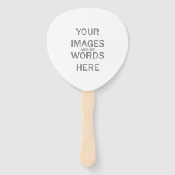 DIY (Shape Options) - Hand Fan | Zazzle